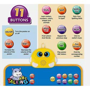 Ppjoy | Toys | Interactive Talking Abc Educational Poster For Kids ...